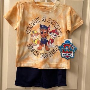 Paw Patrol | Matching Sets | Nwts Toddlers 2t Two Piece Paw Patrol Outfit | Poshmark